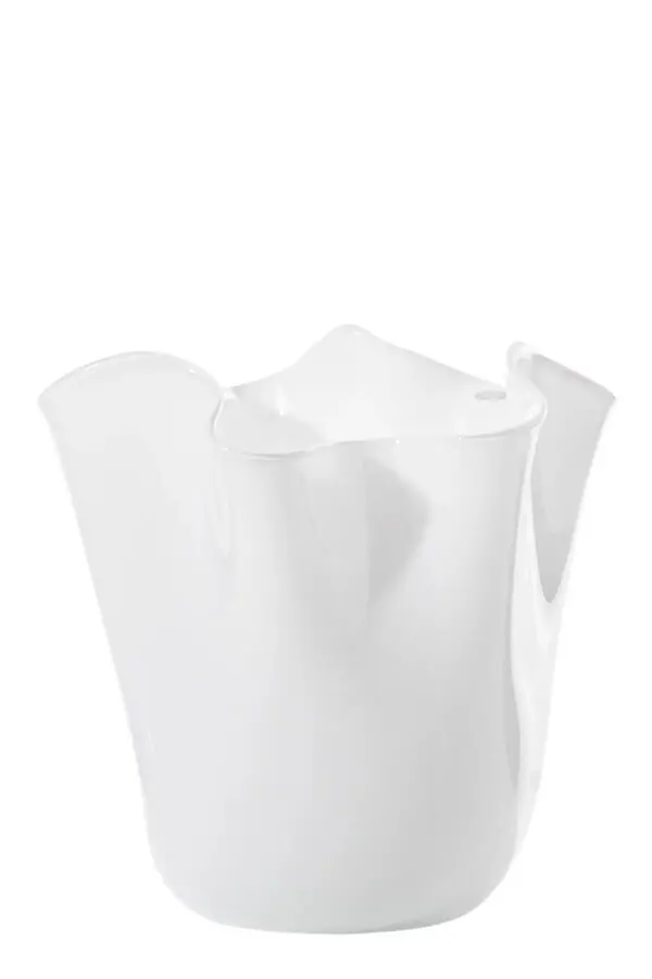 VENINI Fazzoletto' Pot ⌀ 20 Cm - White