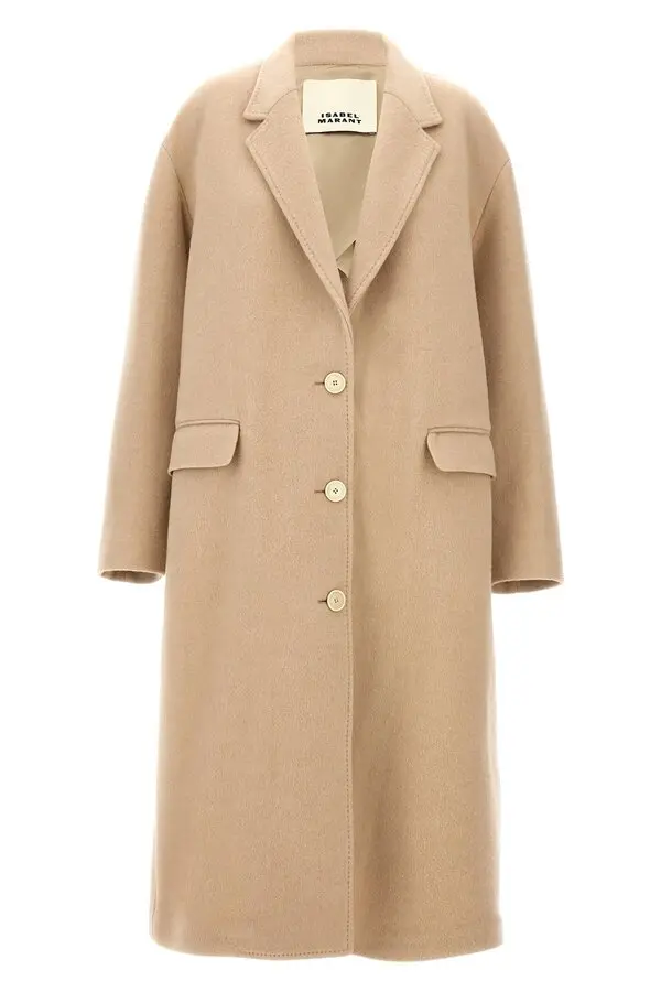 Isabel Marant Étoile Efezia Wool Blend Coat
