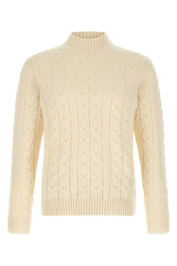 ZANONE Braided Turtleneck Sweater