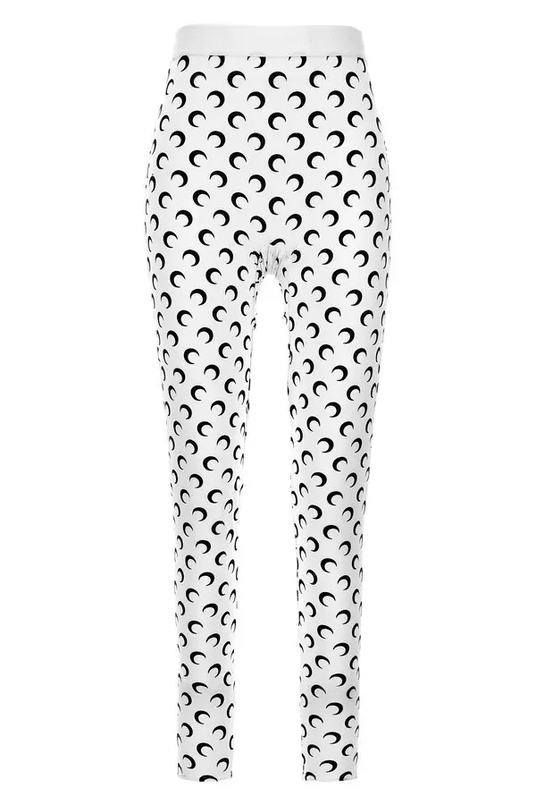 MARINE SERRE Moon Printed Jersey' Leggings