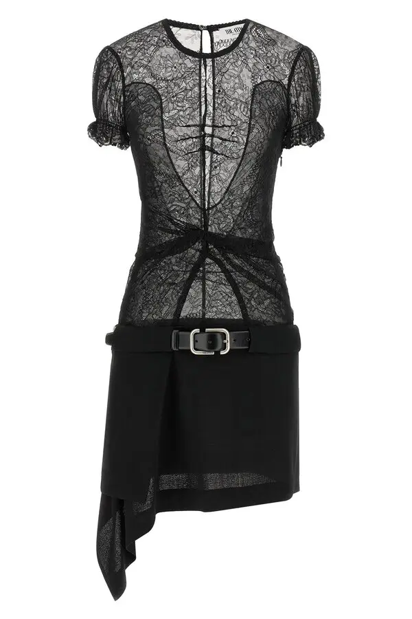 Attico Lace Mini Dress