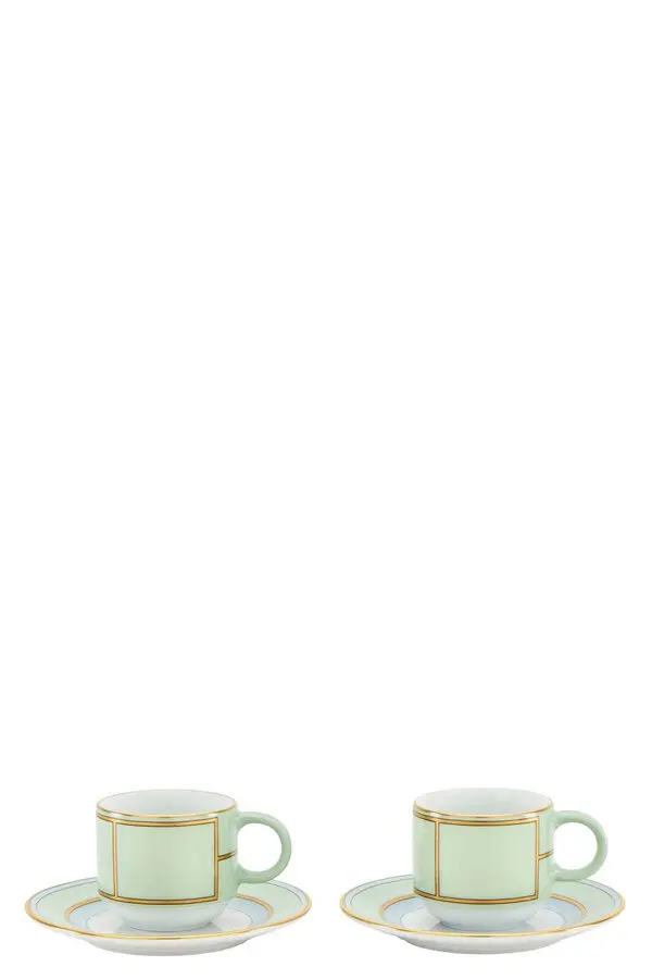 GINORI 1735 Diva' Coffee Set - Green