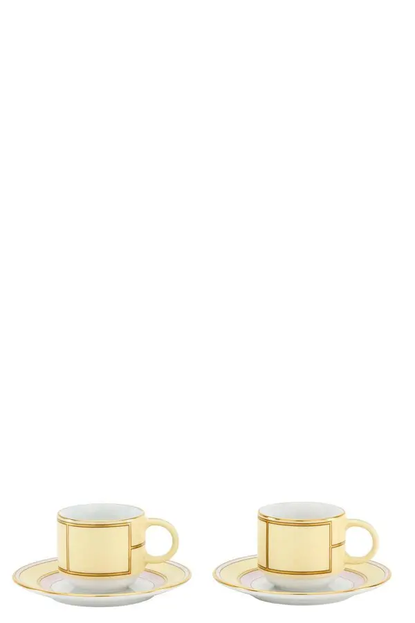 GINORI 1735 Diva' Coffee Set - Yellow