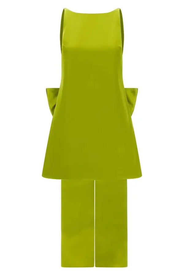 SELF-PORTRAIT Maxi Bow Dress