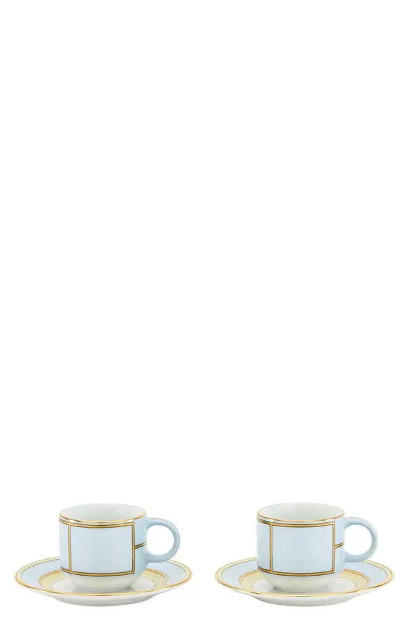 GINORI 1735 Diva' Coffee Set - Light Blue