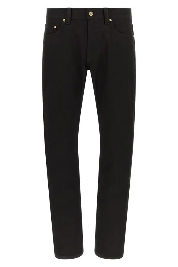 Versace Medusa Embroidery Jeans
