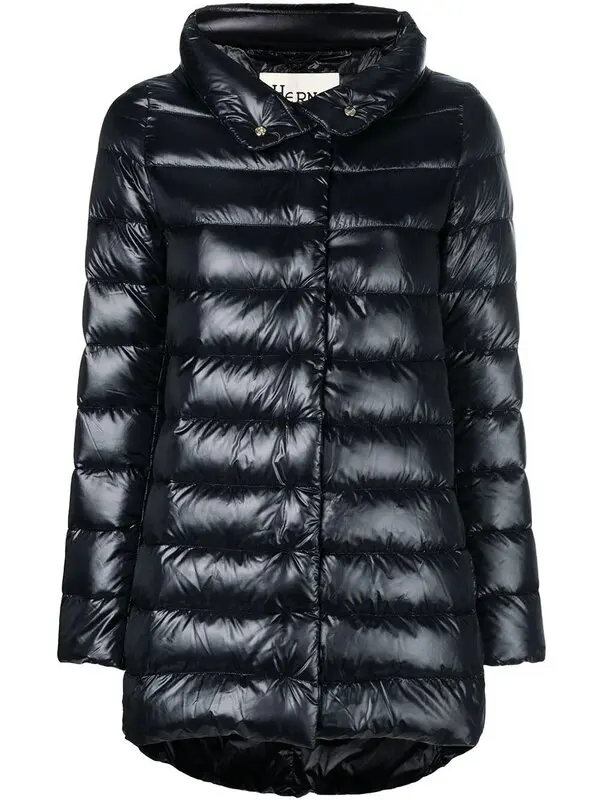 Herno Amelia Quilted Puff Coat - Black