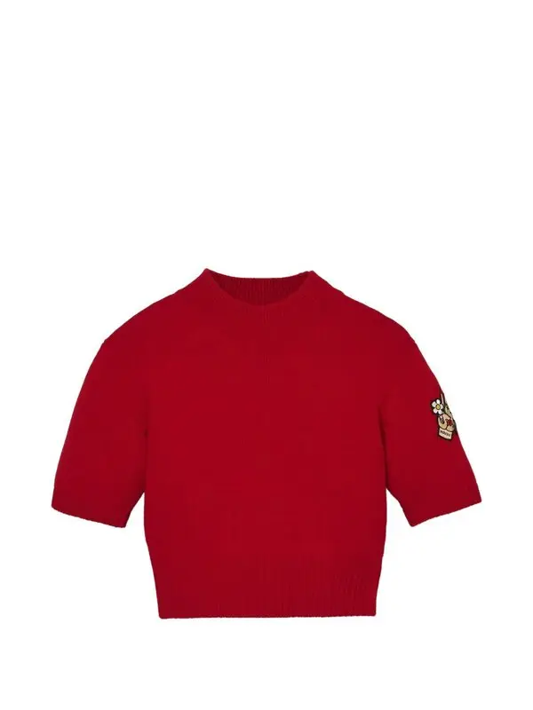 Marc Jacobs Tattoo Patch Mock Neck Top
