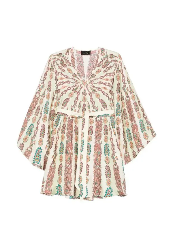 Etro Printed Silk Dress