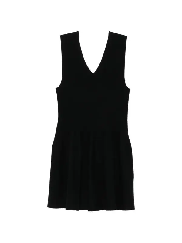 LISA YANG Cashmere Knit Mini Dress - Black
