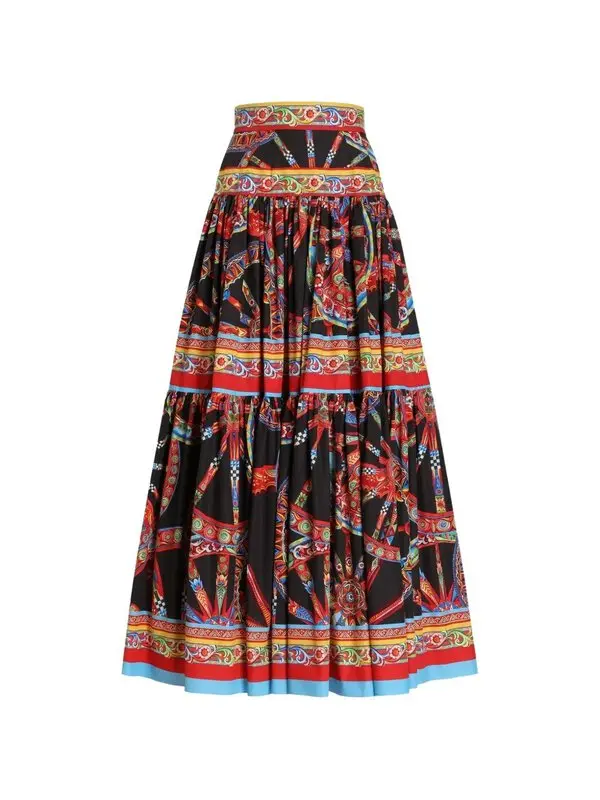 Dolce & Gabbana Carretto Print Skirt