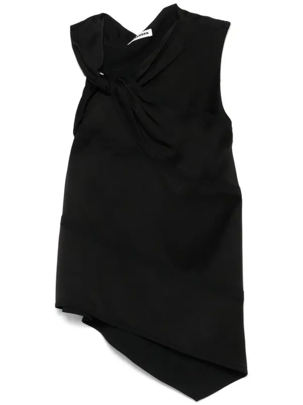 JIL SANDER Sleeveless Top - Black