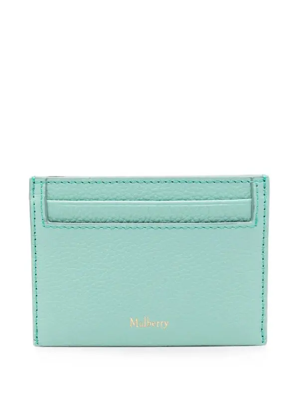 Mulberry Continental Credit Card Slip - Green
