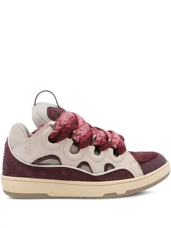 LANVIN Curb Sneakers - Bordeaux