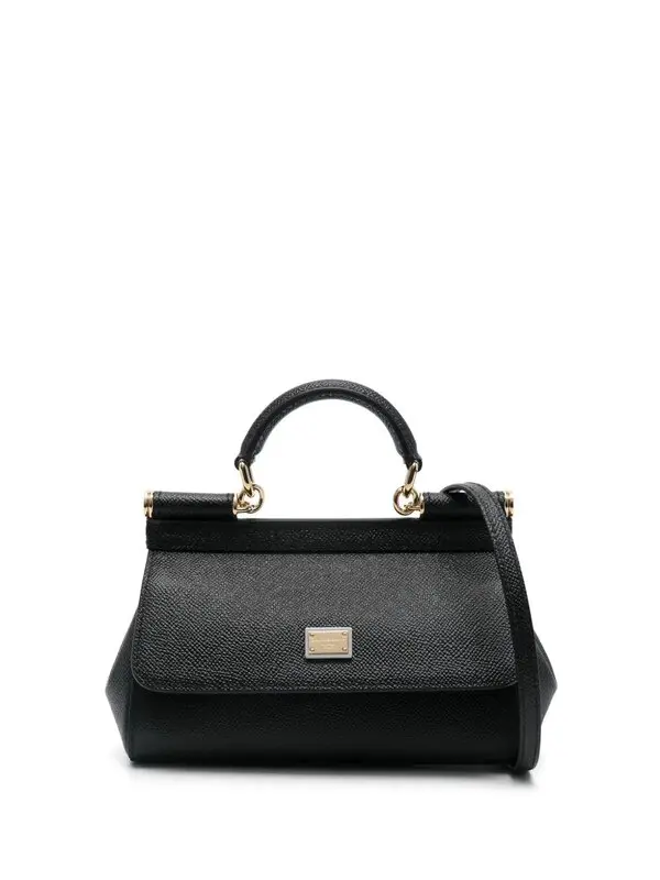Dolce & Gabbana Mini Sicily Stampa Dauphine - Black