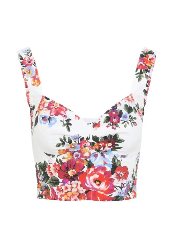 Dolce & Gabbana Floral Print Top