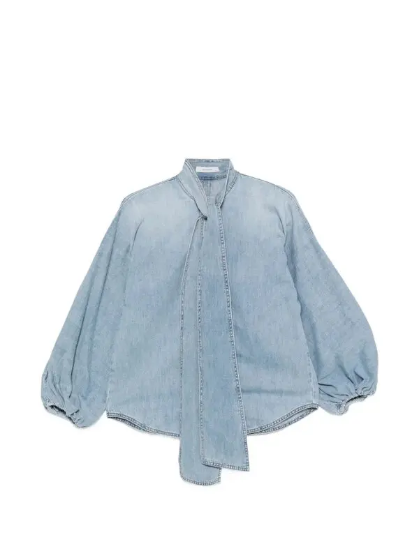 Zimmermann Indra Tie Neck Blouse