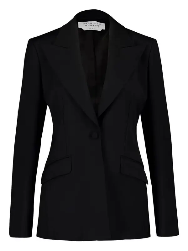 Gabriela Hearst Leiva Blazer - Black