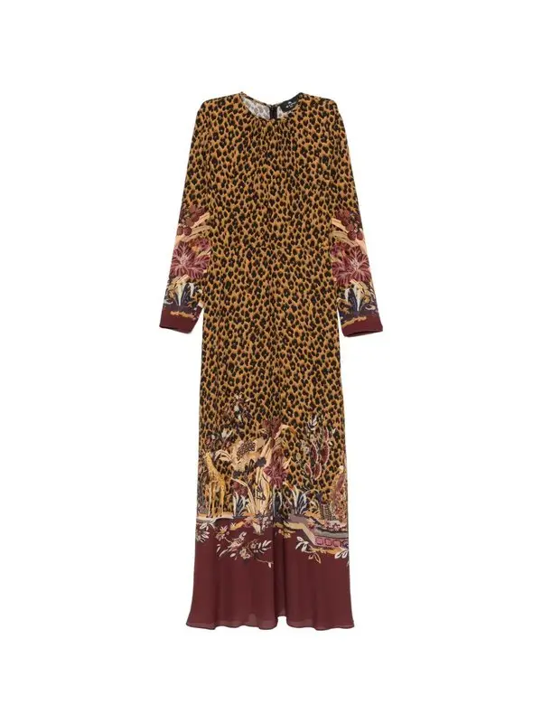 Etro Animalier Print Dress