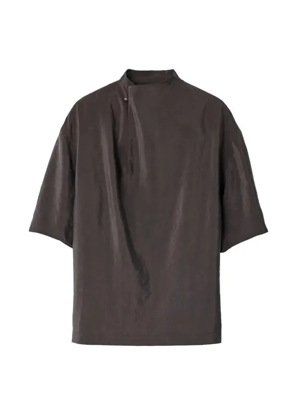 LEMAIRE Short Sleeve Tunic - Brown