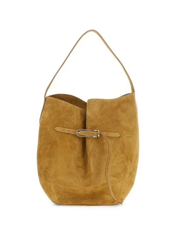 LIFFNER Belted Bucket Bag - Beige