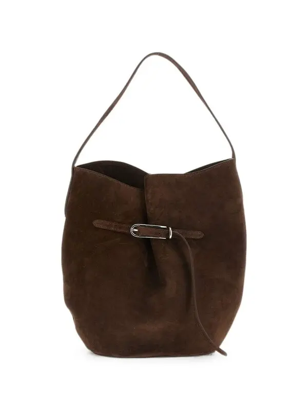 LIFFNER Belted Bucket Bag - Brown