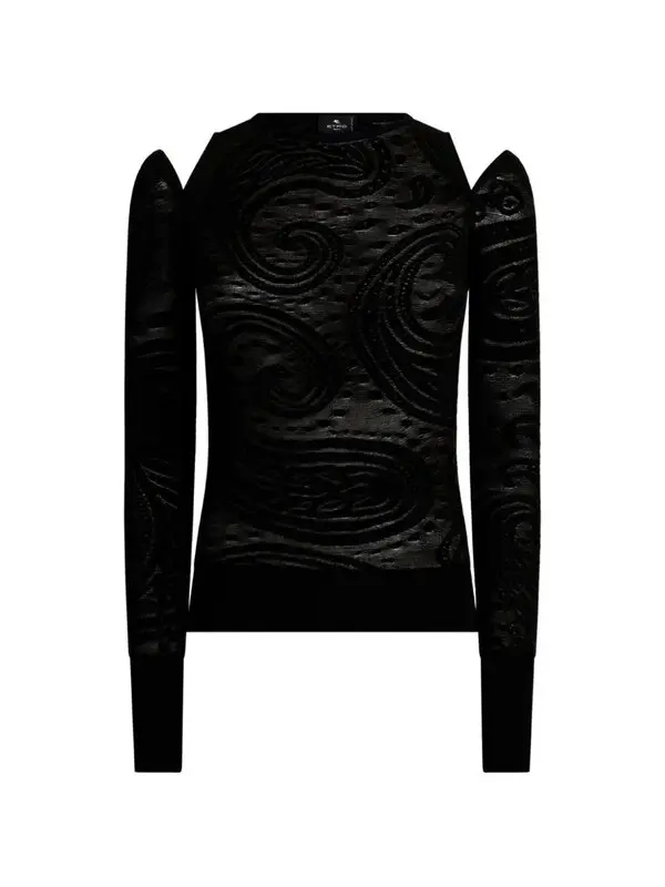 Etro Devore Pullover - Black