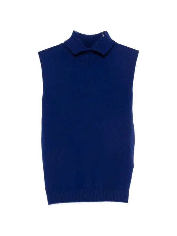 JIL SANDER Wool Sleeveless Sweater