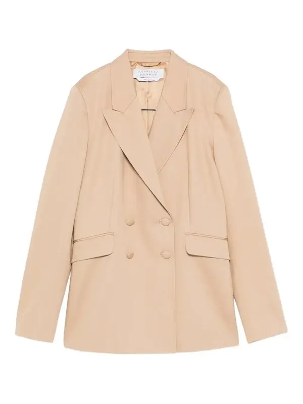 Gabriela Hearst Angela Wool Blazer - Beige