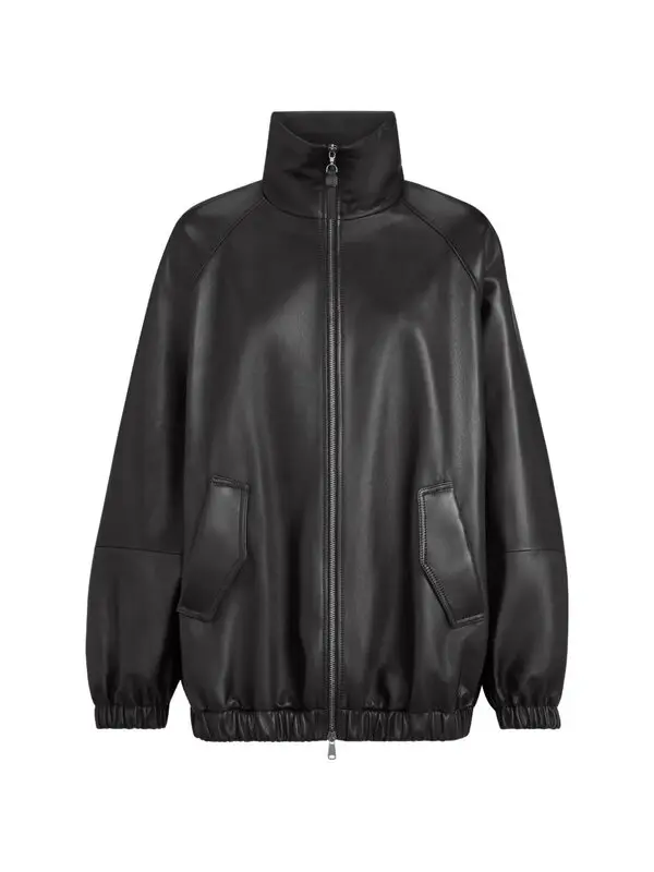 Brunello Cucinelli Leather Bomber Jacket