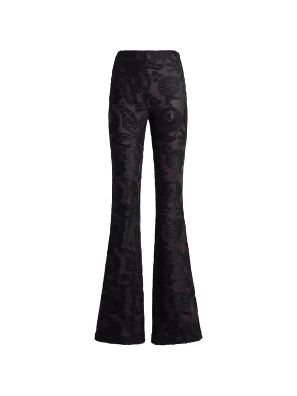 Etro Printed Trousers - Black