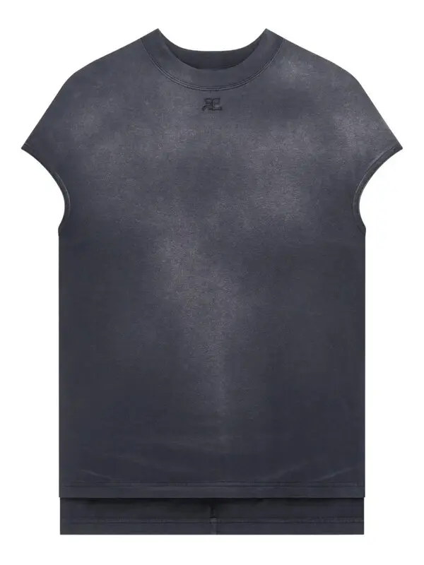 COURREGES Oversized Solarized T-shirt