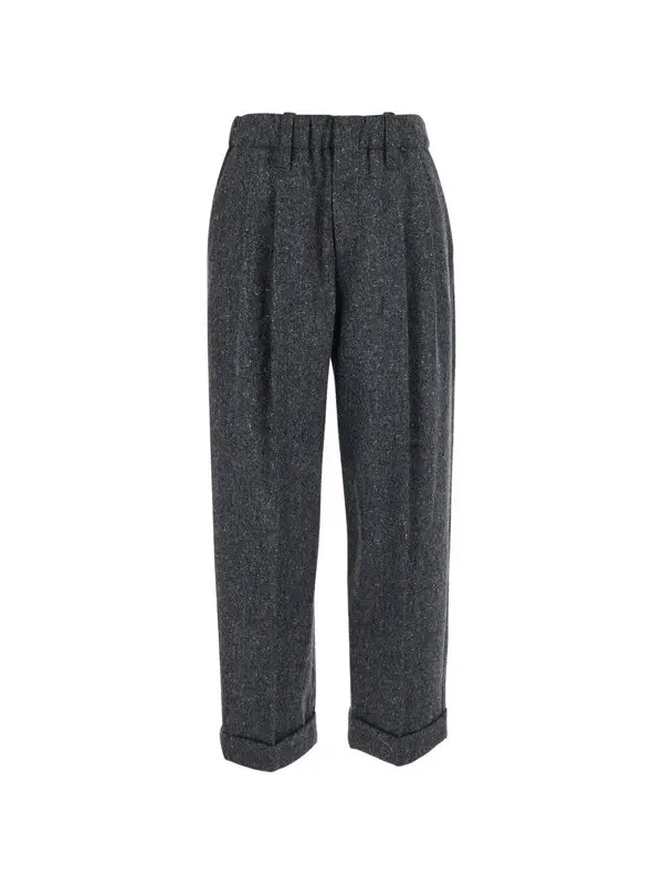 Brunello Cucinelli Tweed Trousers