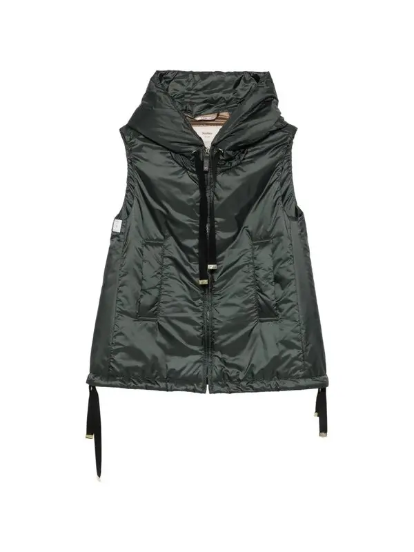 Max Mara Hooded Sleeveless Puff Coat
