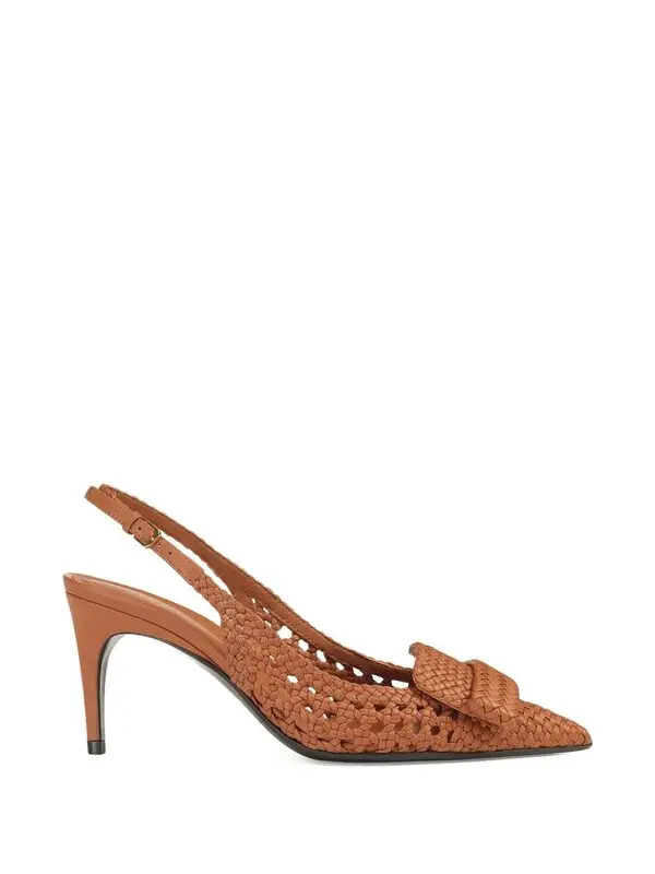 SERGIO ROSSI Sr Braid 075 Slingback Heel