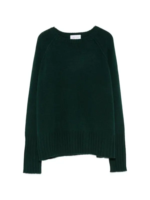 BE YOU Cashmere Sweater - Green