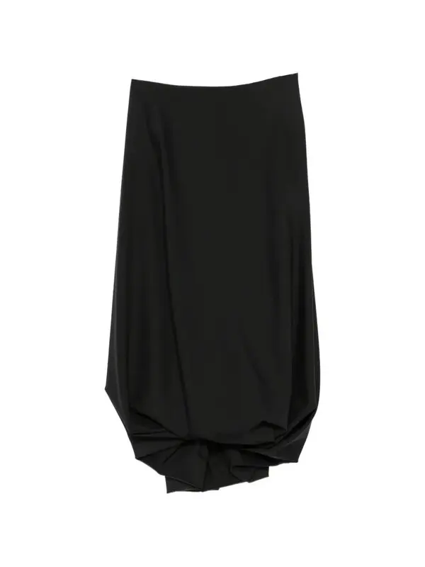 RÓHE Balloon Midi Skirt - Black