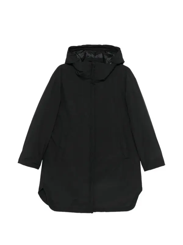Herno Hooded Puff Coat - Black