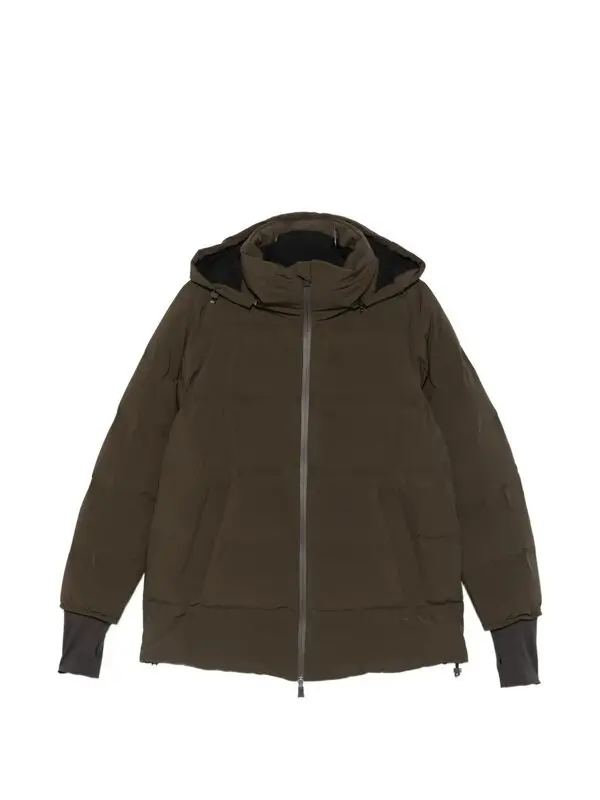 Herno Hooded Puff Coat - Brown