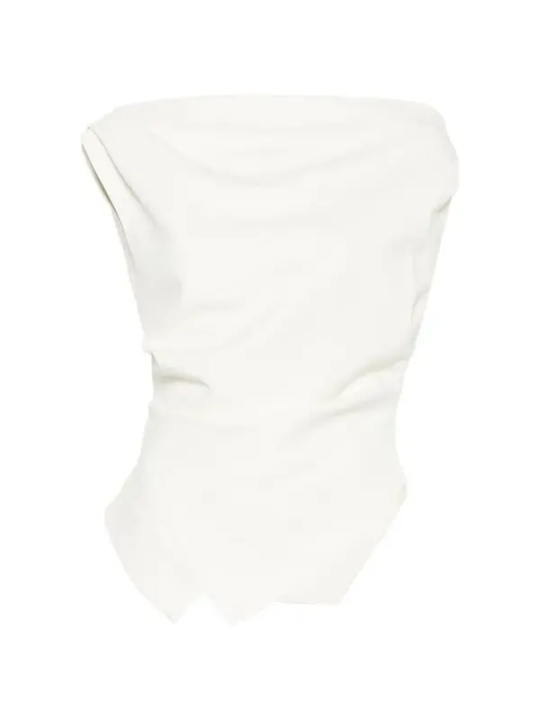 RÓHE Asymmetrical Top - White