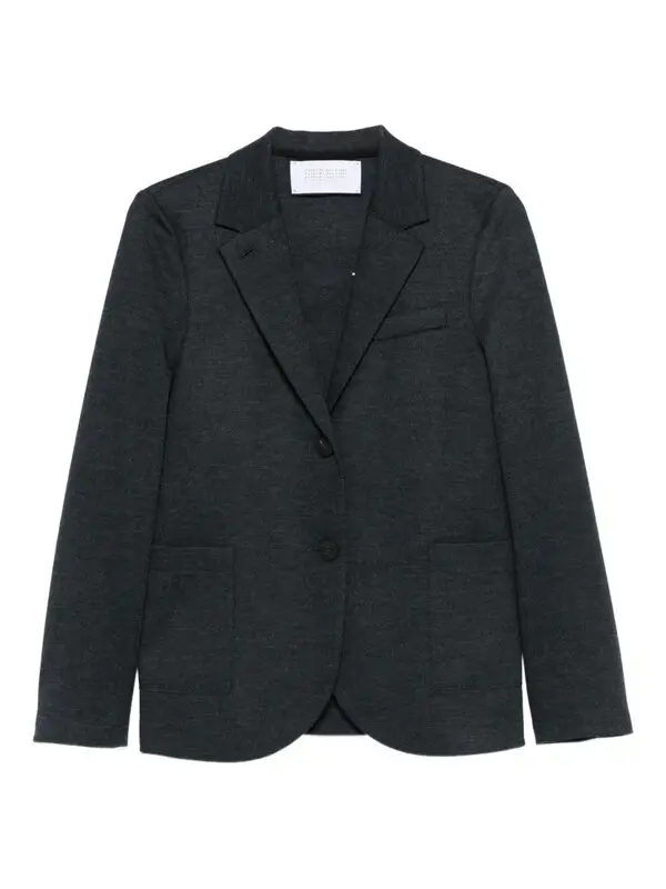 Harris Wharf London Virgin Wool Single Breasted Jacket