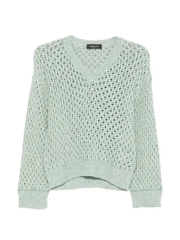 Fabiana Filippi Fishnet Sweater