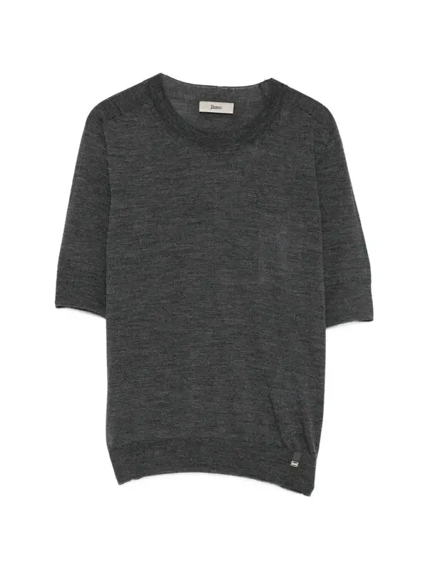Herno Short Sleeve Wool Sweater