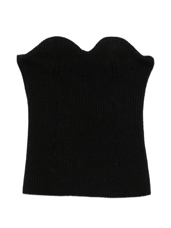 JIL SANDER Ribbed Knit Top