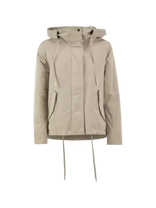 Herno Short Parka - Gray