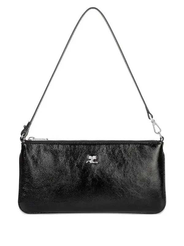 COURREGES Zipped Naplack Pouch - Black