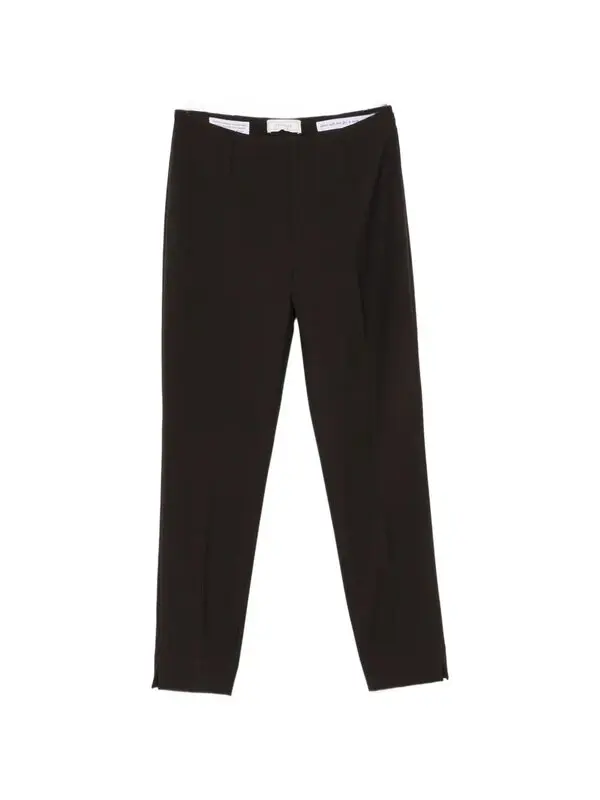 Peserico Side Zip Trousers - Brown