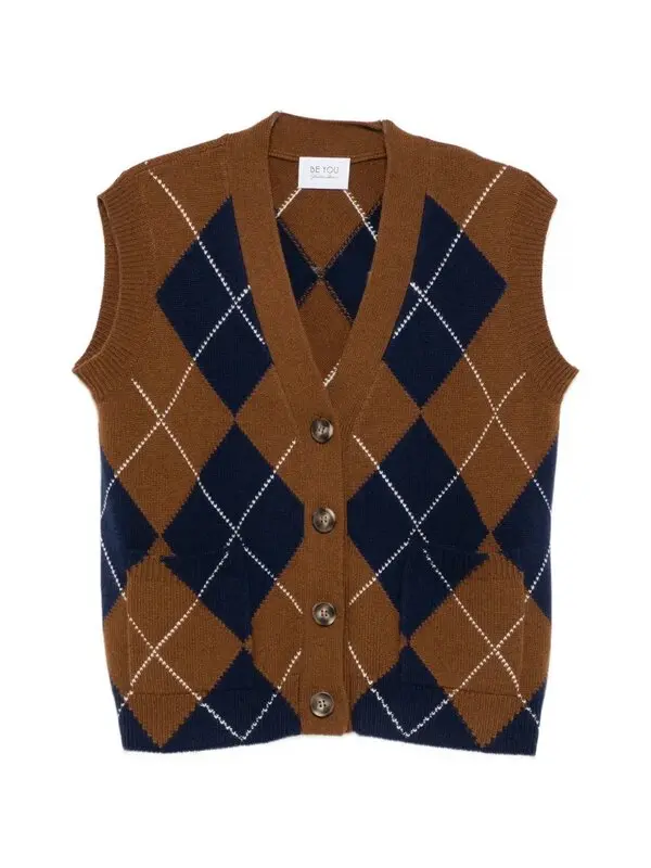 BE YOU Diamond Cashmere Vest