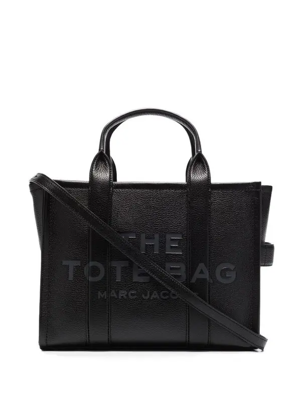 Marc Jacobs The Leather Medium Tote - Black