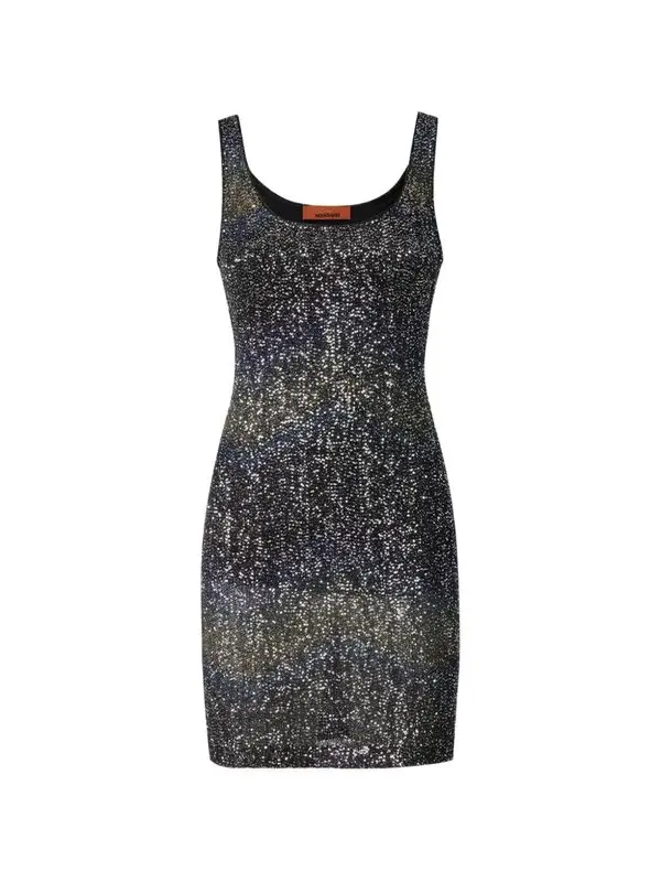 Missoni Embroidered Sequin Mini Dress - Blue